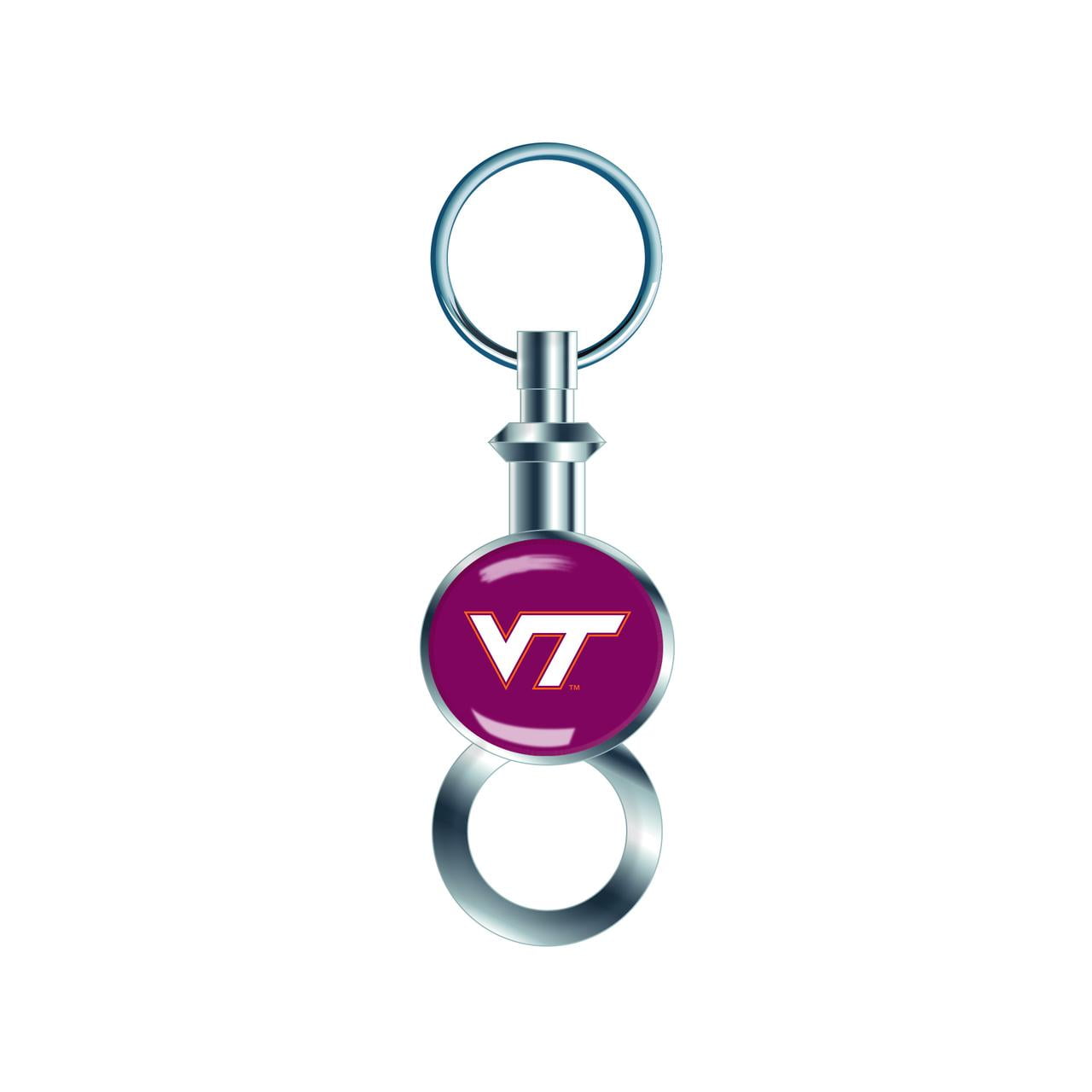 NCAA Virginia Tech Team Valet Metal Keychain - Walmart.com