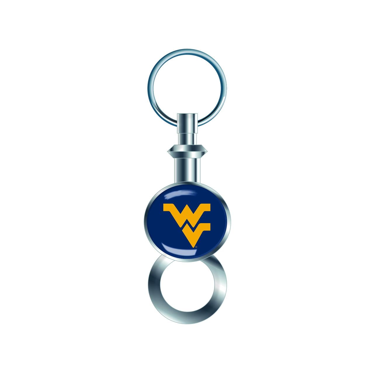 NCAA West Virginia Team Valet Metal Keychain - Walmart.com