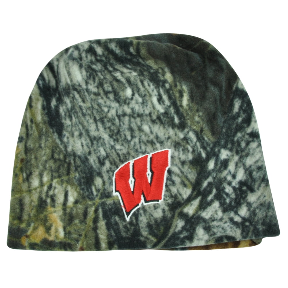 NCAA Zephyr Wisconsin Badgers Scoundrel Mossy Oak Camo Cuffless Knit ...