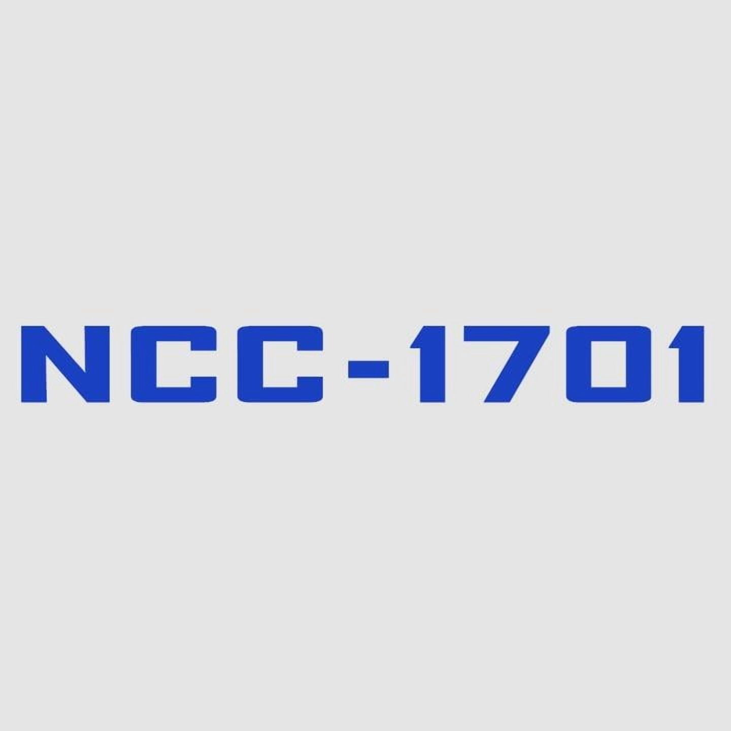 NCC-1701 USS Enterprise Vinyl Decal Sticker UV & Waterproof Bumper ...