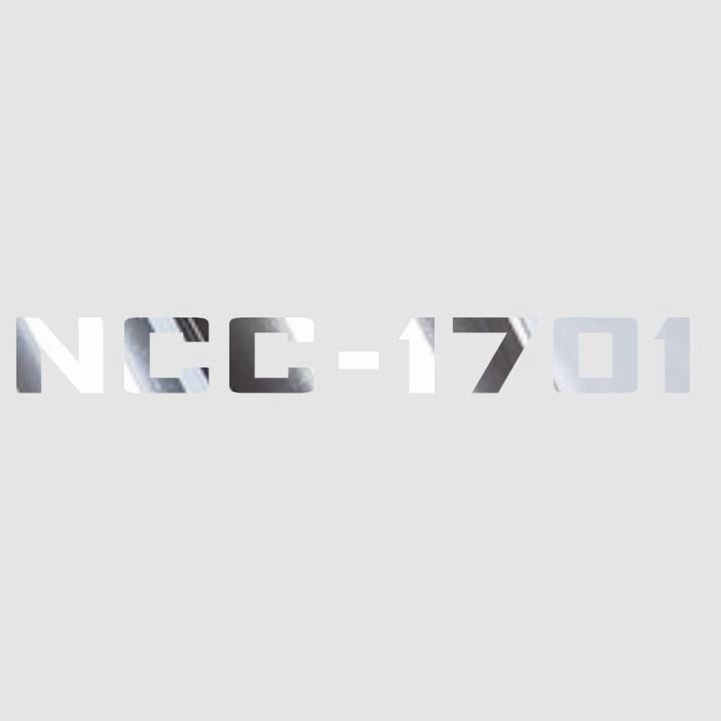 NCC-1701 USS Enterprise Vinyl Decal Sticker UV & Waterproof Bumper ...