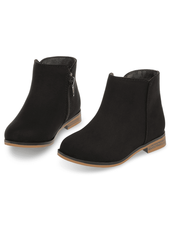 Girls' Black Ankle Boots