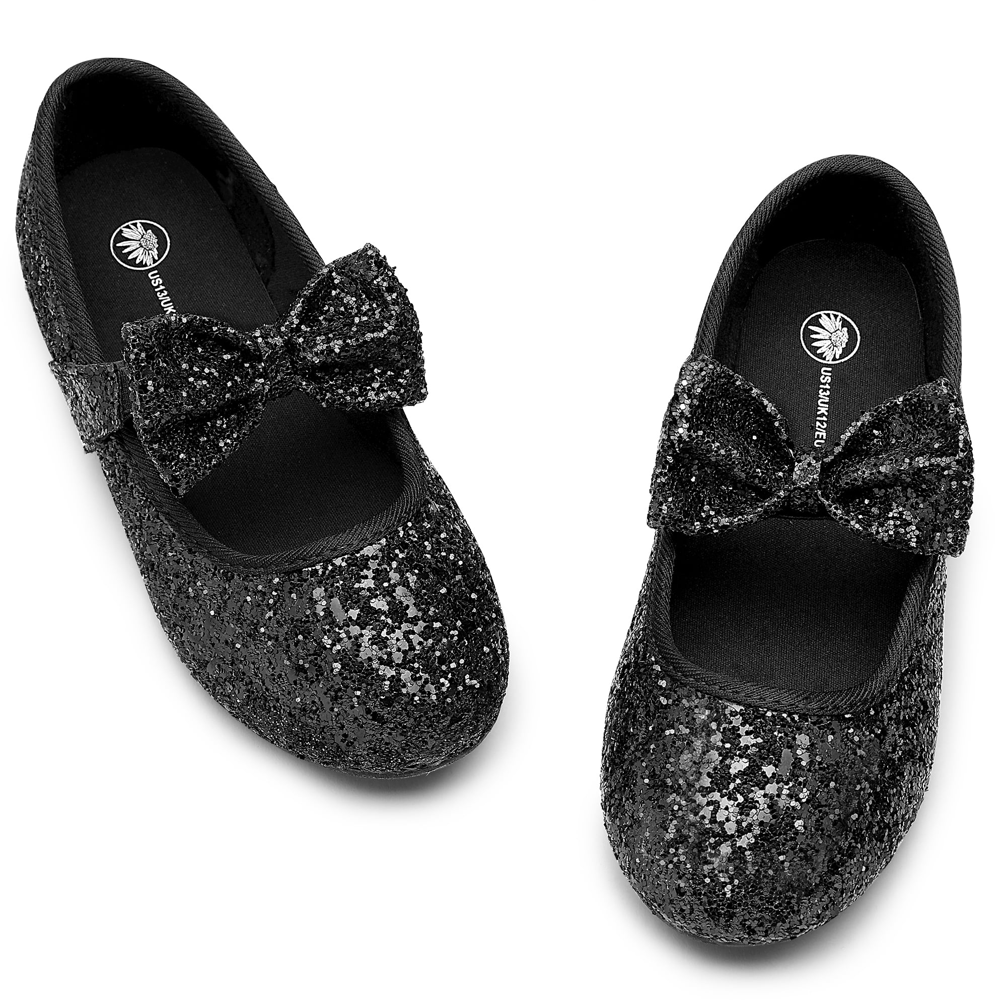 NCCB Girls Dress Shoes Girls Flats with Bowknot Little Big Kid Princess ...