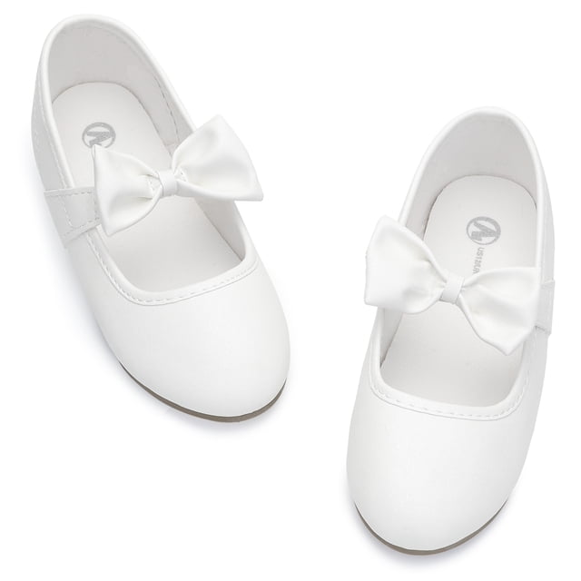 NCCB Girls Dress Shoes Girls Flats with Bowknot Little Big Kid Princess ...