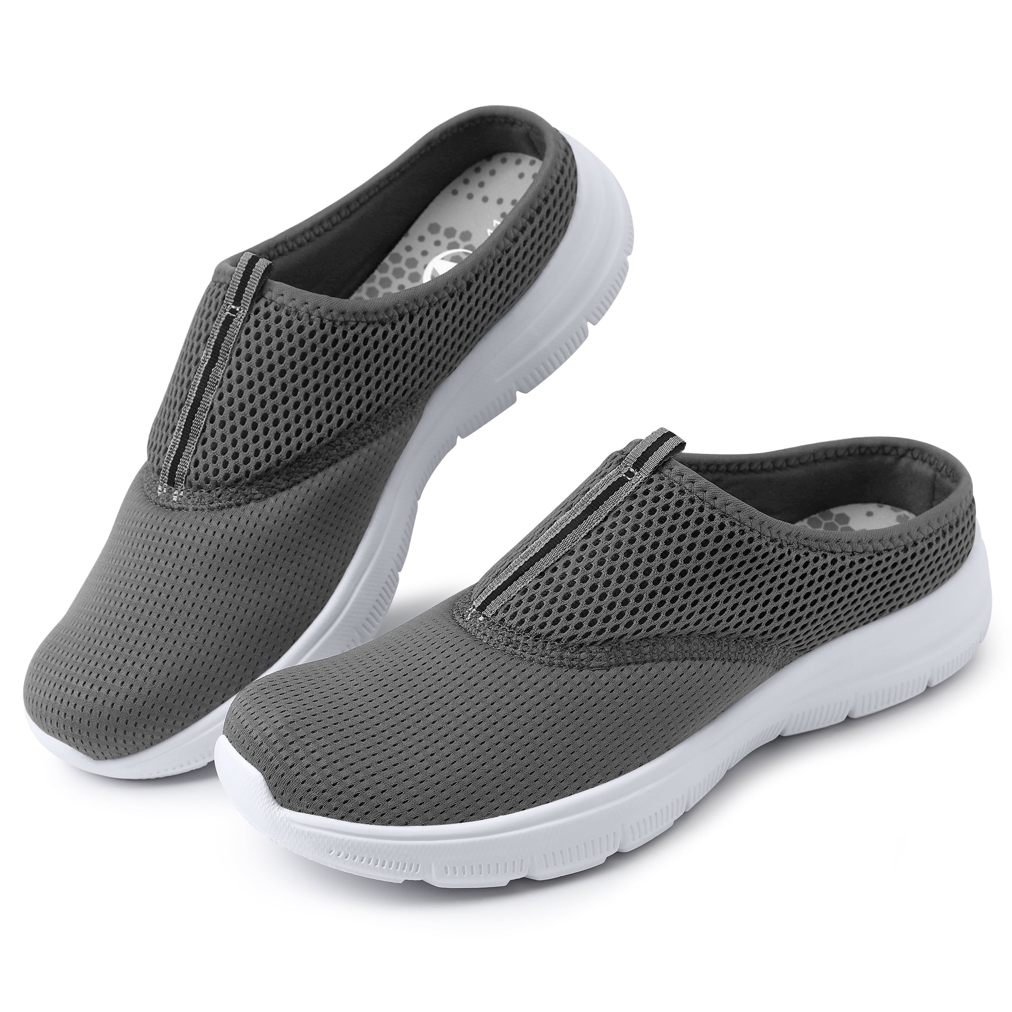 NCCB Men's Slippers Breathable Mesh Slip-On House Shoes Indoor Outdoor ...