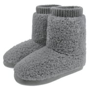 VONMAY Women's Fuzzy Slippers Booties Indoor Outdoor House Shoes - Walmart.com