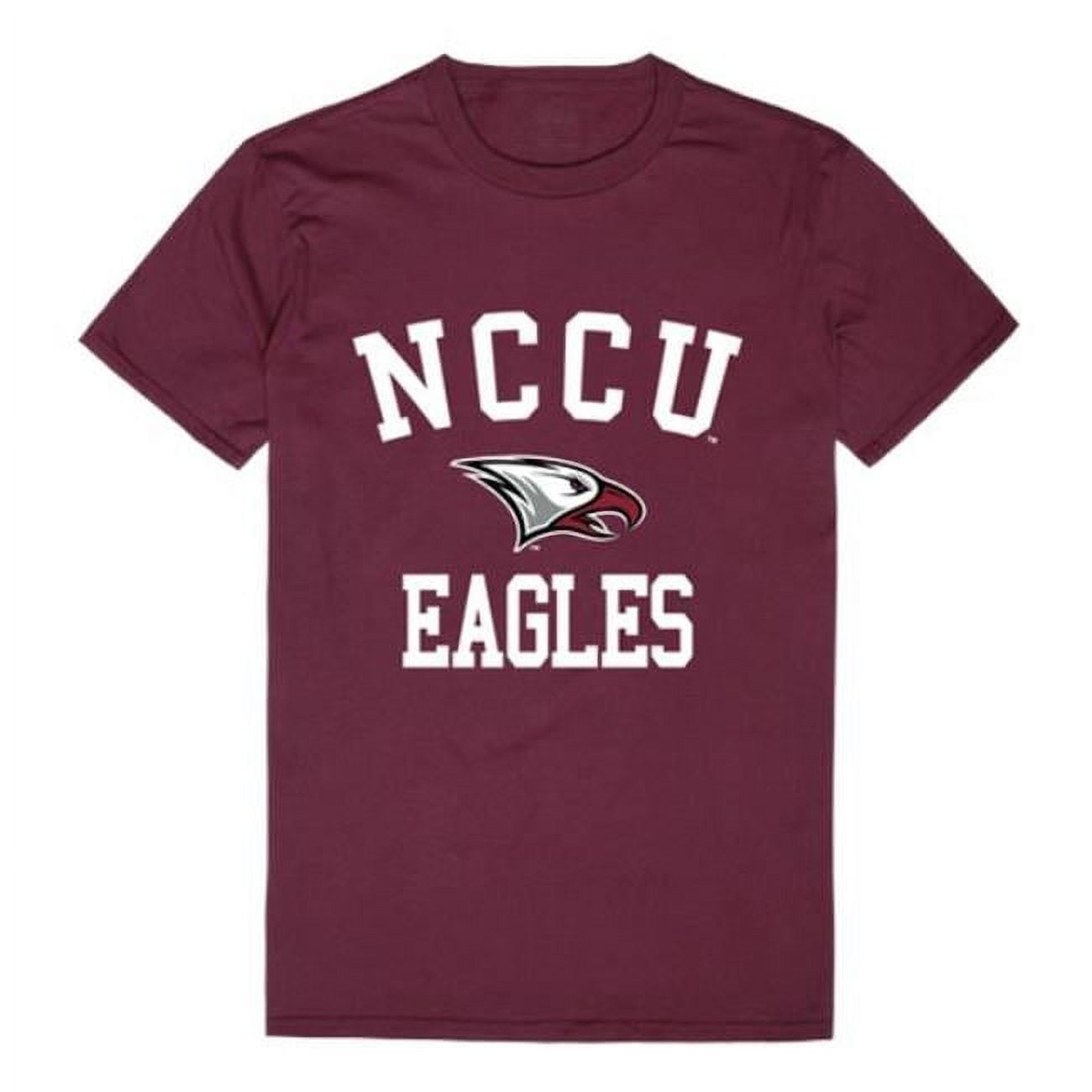 NCCU Arch T-Shirt, Maroon & White - Medium - Walmart.com