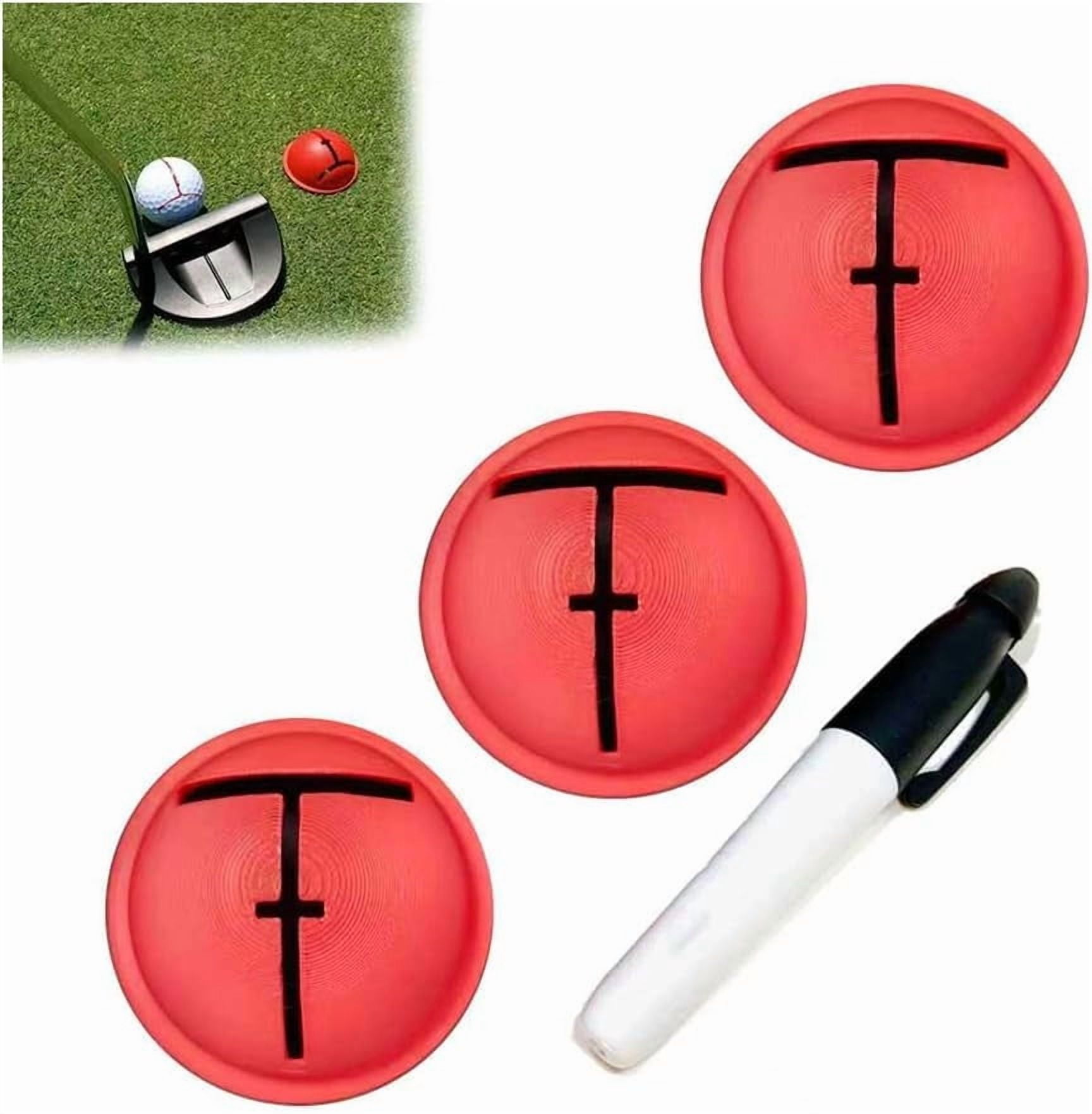 NCHKUN 3-Pack Golf Ball Liner Alignment Tool with Stencil Marker ...