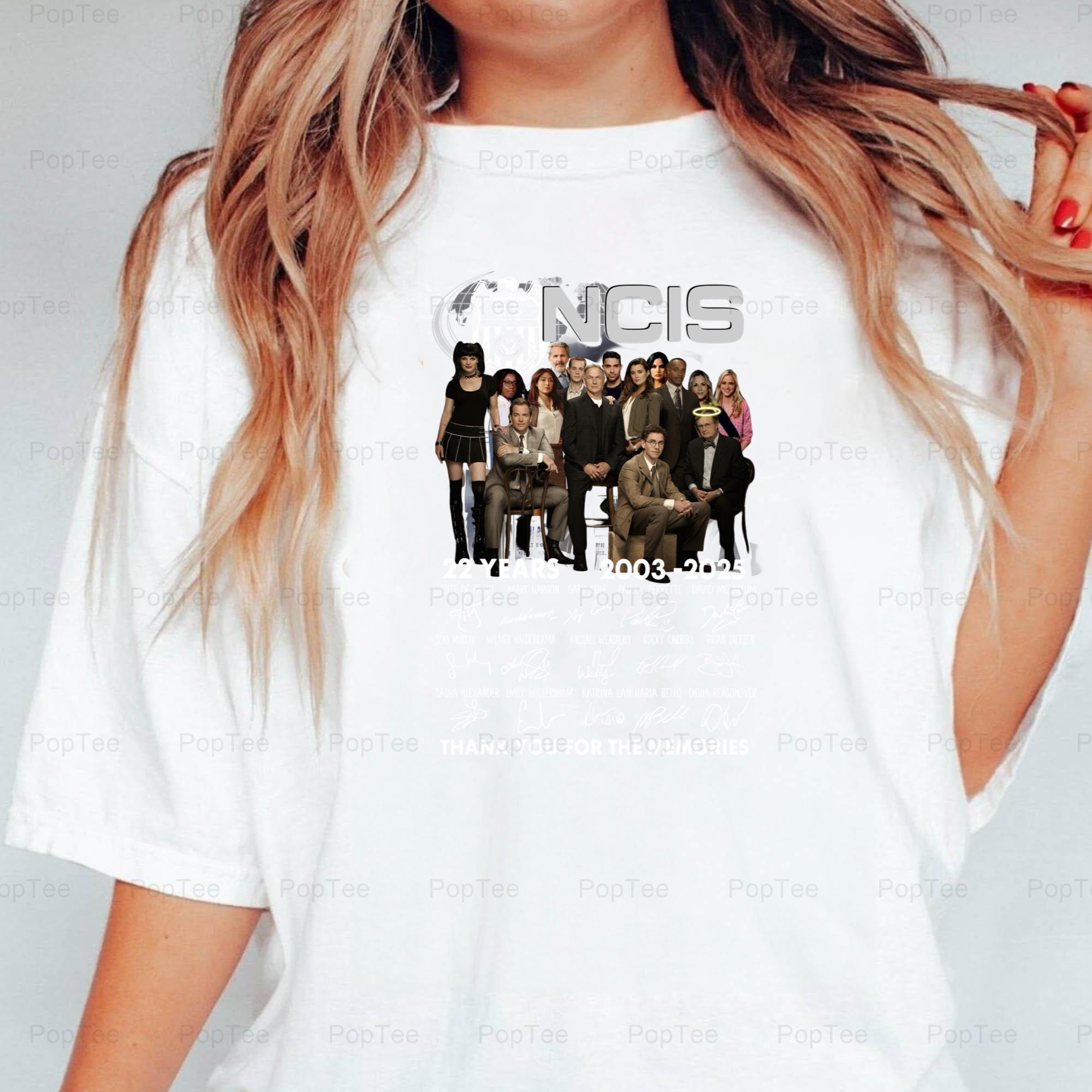 NCIS 22 Years 2003-2025 Thank You For The Memories TV Show T-Shirt ...