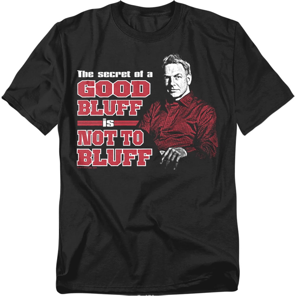 NCIS Men's No Bluffing T-shirt Black - Walmart.com