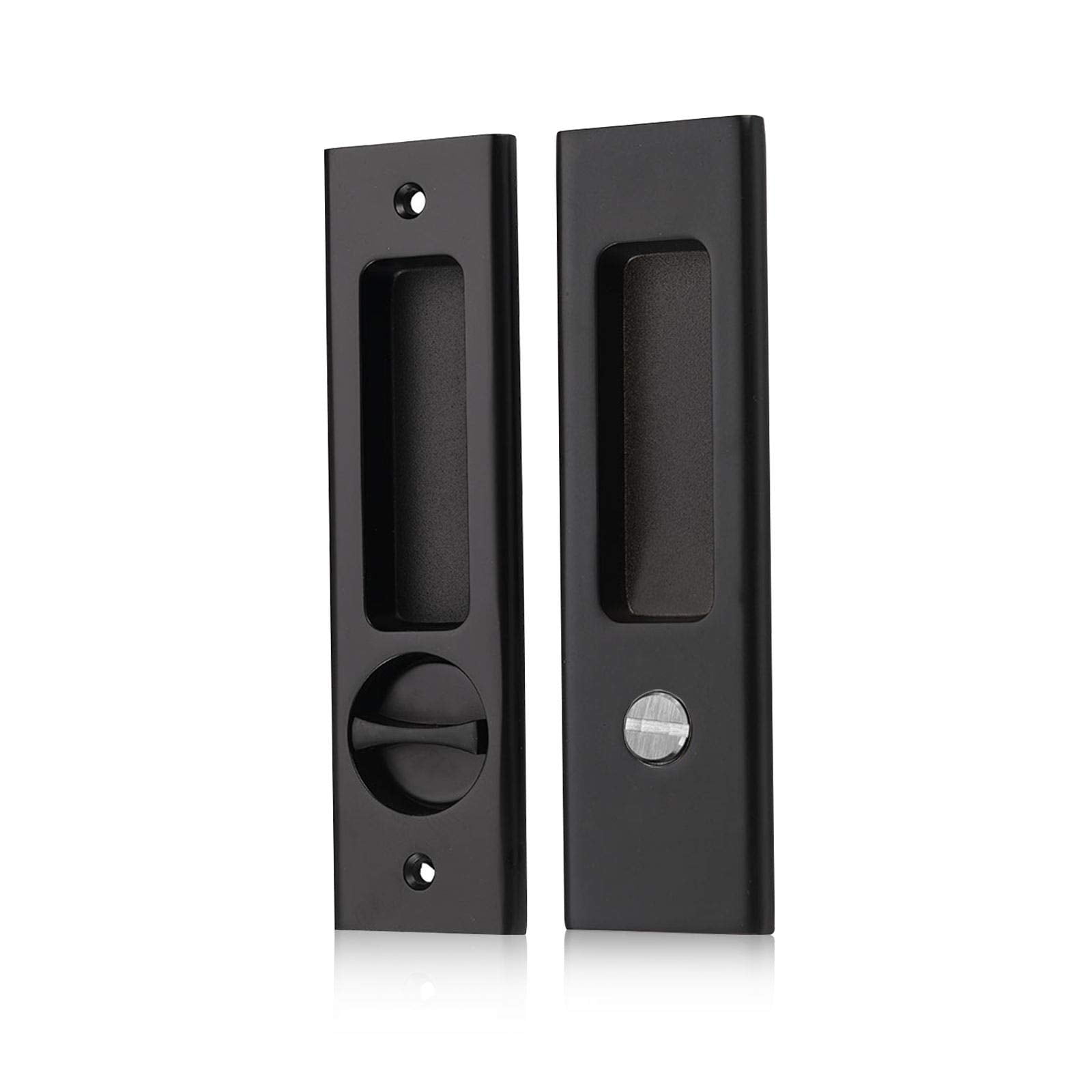 NCL Hardware Sliding Door Handle for Bath, Barn Door Flush Handle ...