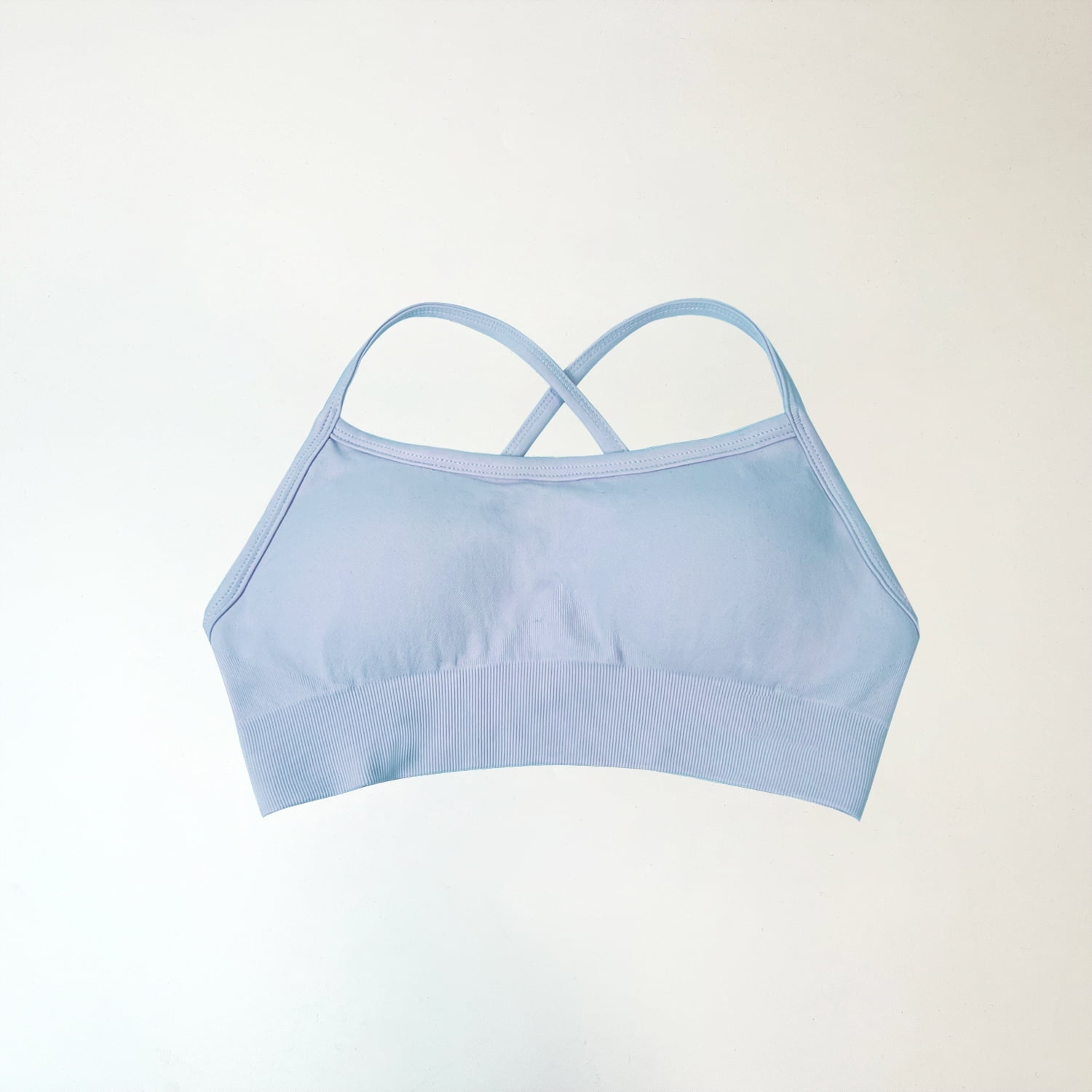 NCLAGEN Backless Sports Bra high support Fitness Underwear Back Cross ...