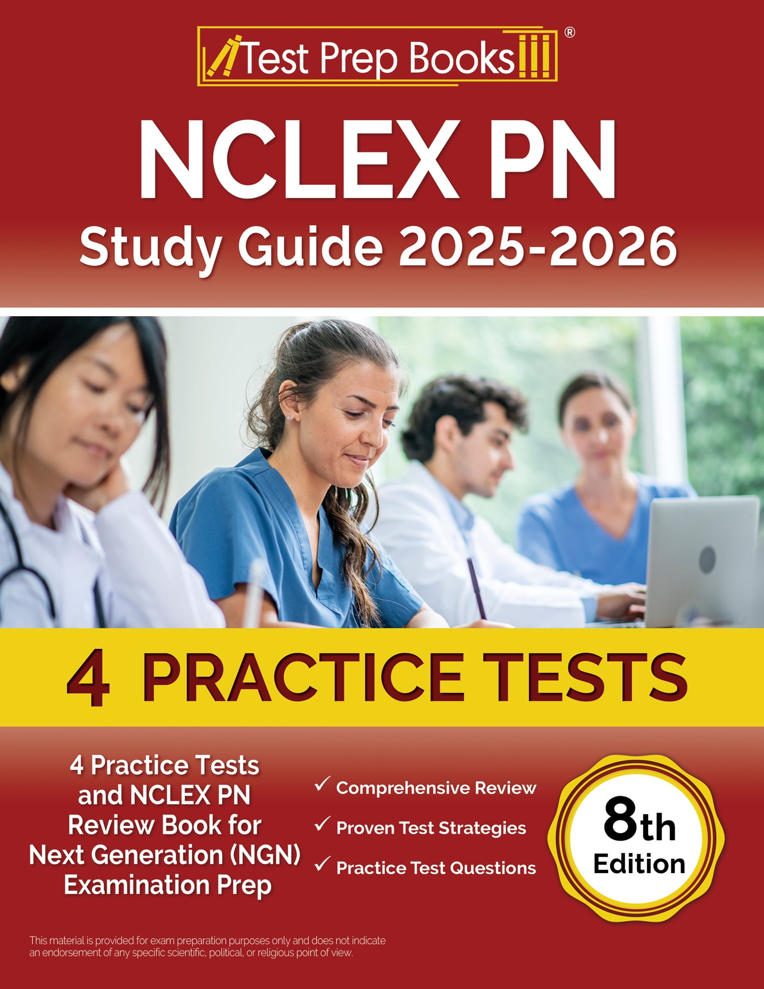 NCLEX PN Study Guide 2025-2026: 4 Practice Tests and NCLEX PN Review ...