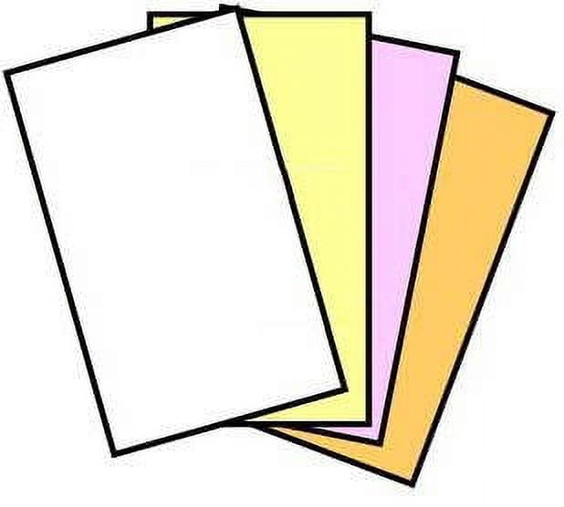 NCR 01931 Carbonless Paper, 8-1/2 x 14 Reverse Collated, 125 Sets of 4 ...