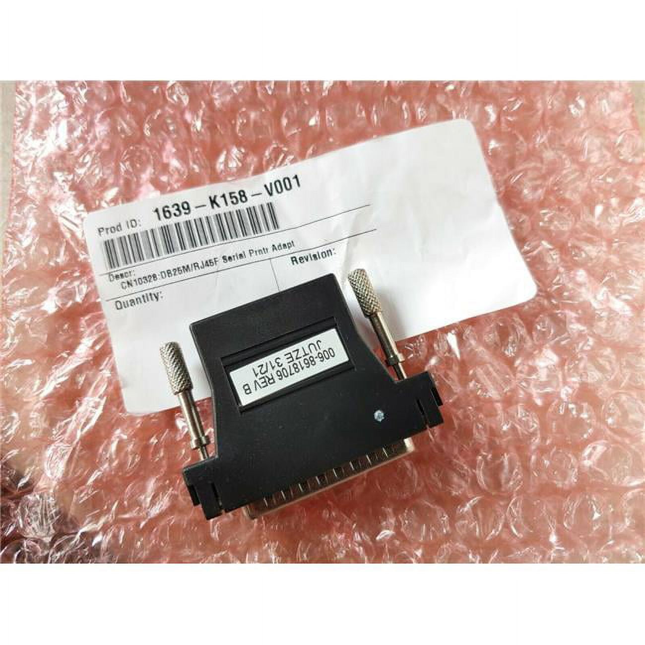 NCR 1639-K158 Cn10328 Db25M & Rj45F Serial Printer Adapter - Walmart.com