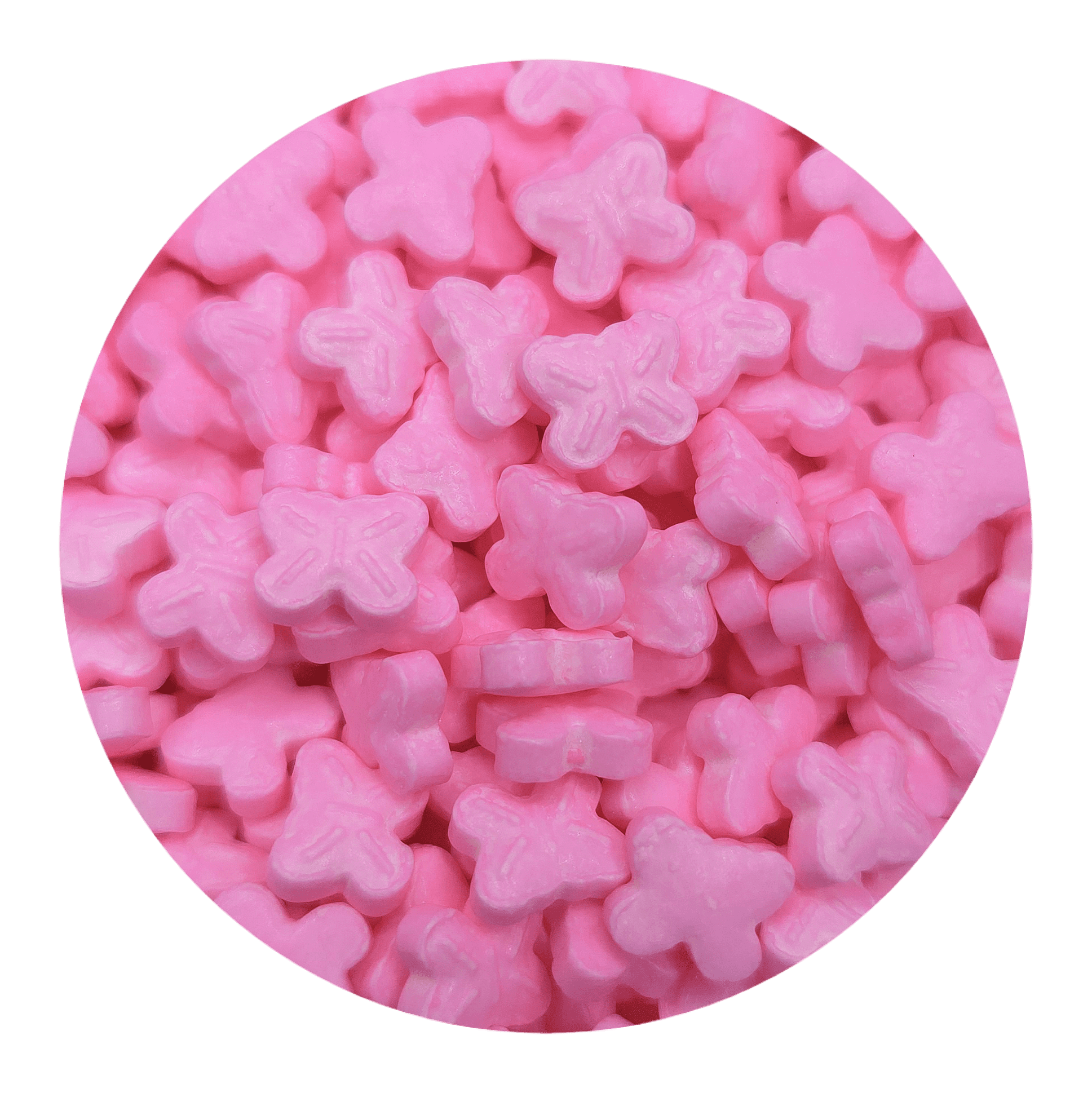 NCS Pink Butterfly Edible Candy Toppers, 8 ounces - Great for cupcakes ...
