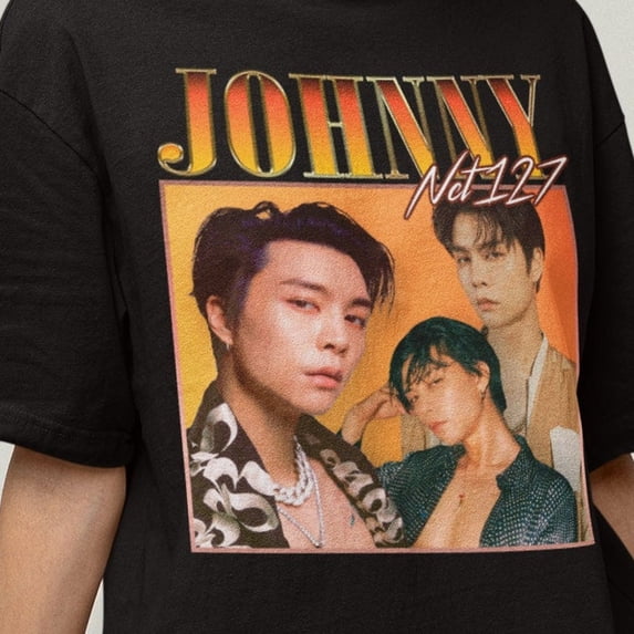 NCT 127 Johnny Retro Bootleg Tee - Kpop T-shirt - Nct Merch - Nct Dream ...