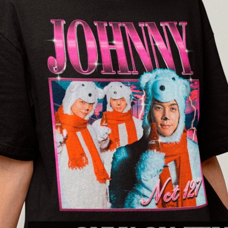 NCT 127 Johnny Retro Classic Tee - Nct T-shirt - Kpop Botleg Shirt ...