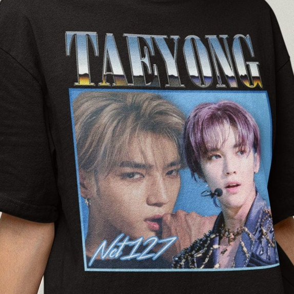 NCT 127 Taeyong Retro Bootleg Tee - Kpop T-shirt - Nct Merch - Nct ...