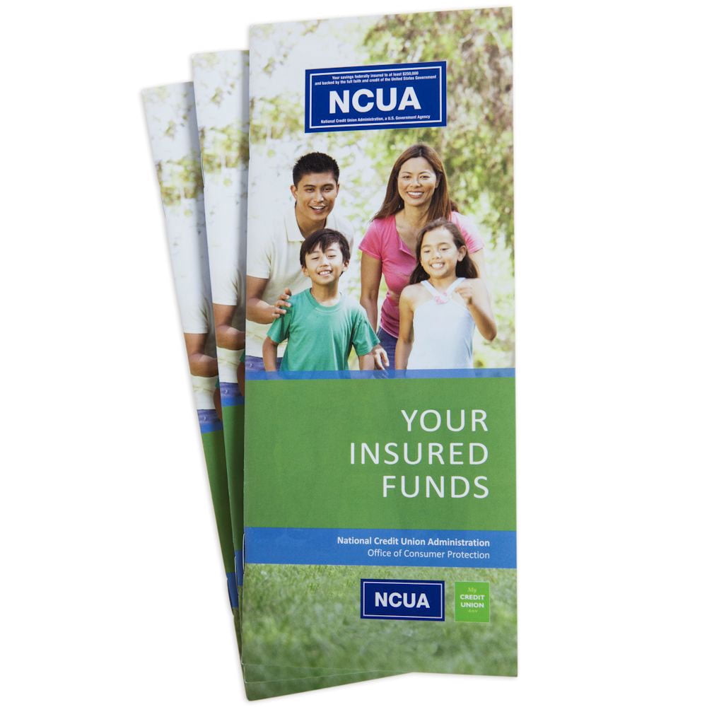 NCUA Brochure for Credit Unions Your Insured Funds - Walmart.com