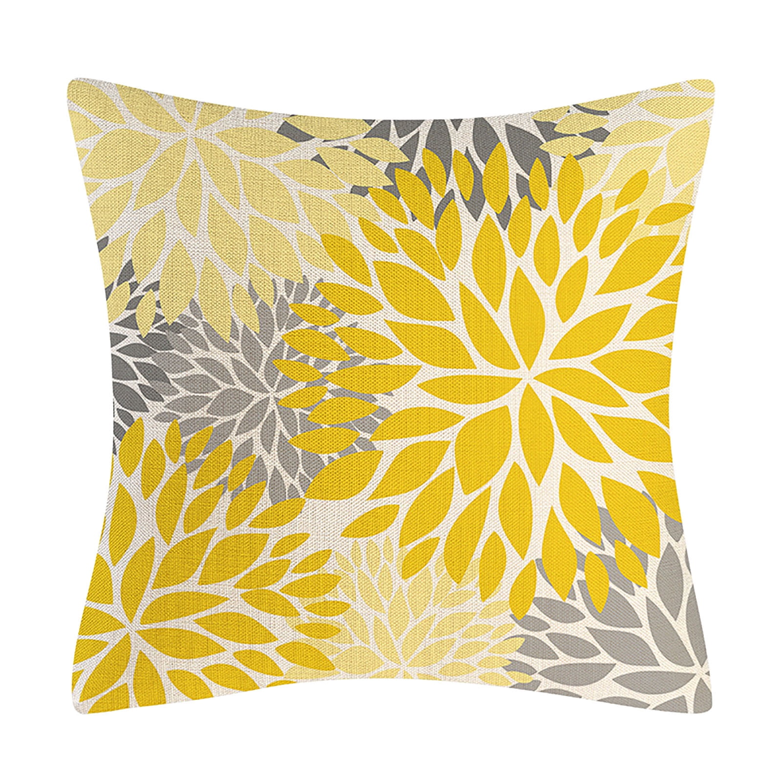 NCWSO Decorative Throw Pillows Covers Case Yellow Pillowcase Modern ...