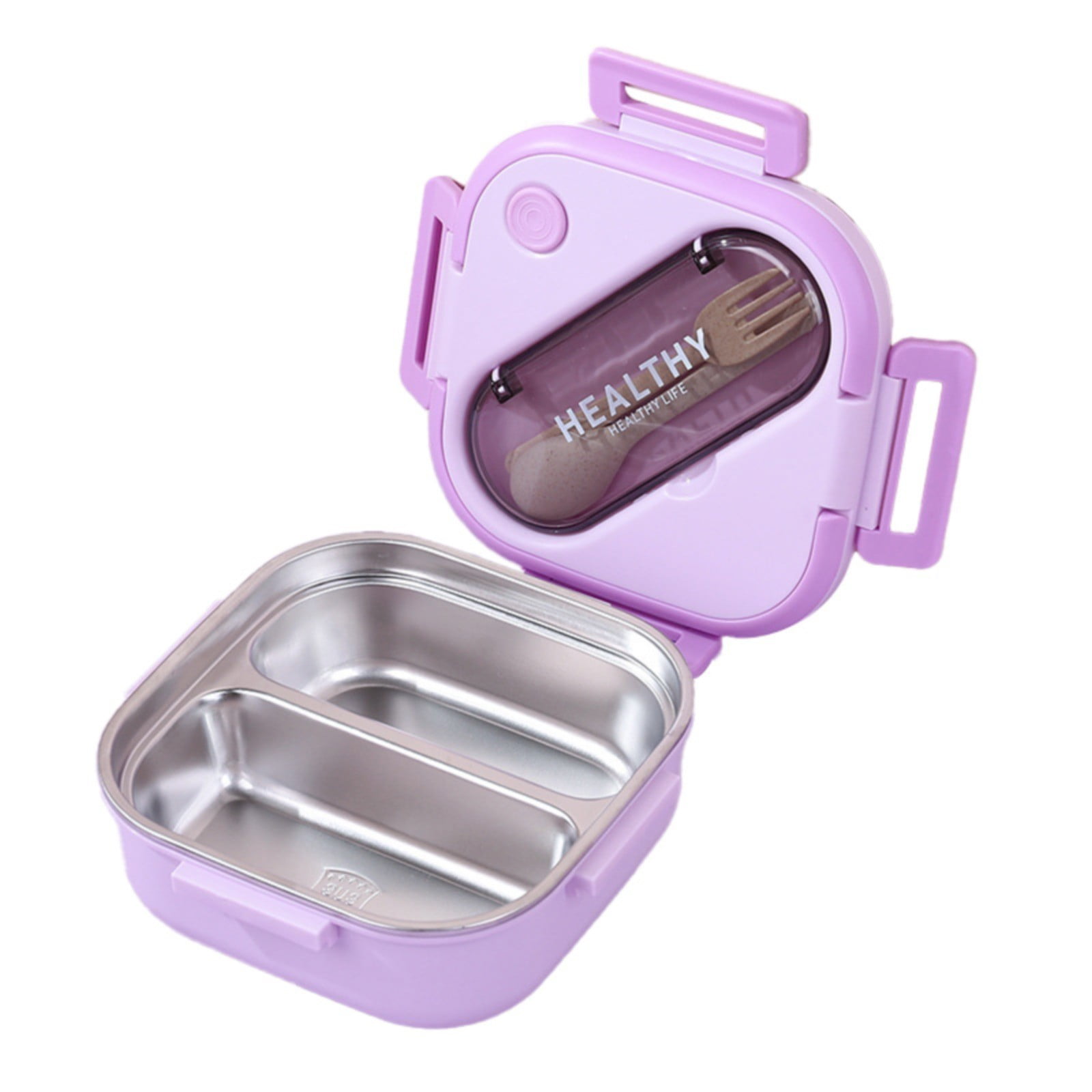 NCWSO Kitchen Appliances Stainless Steel Box 4 Lock Catch Leak Proof ...