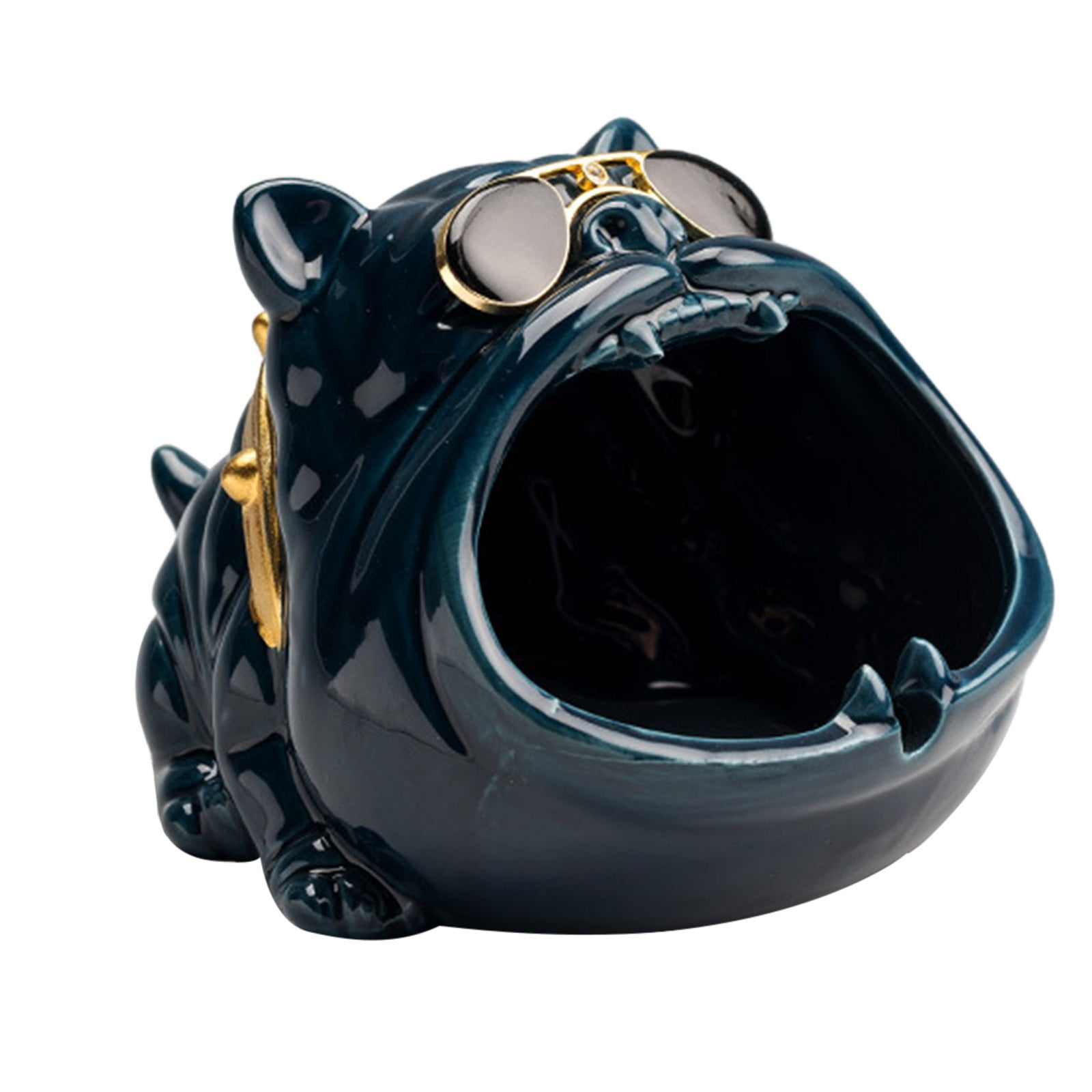 NCWSO Smokeless Ashtray for Outdoors Indoor Patio Tray Ceramic ...