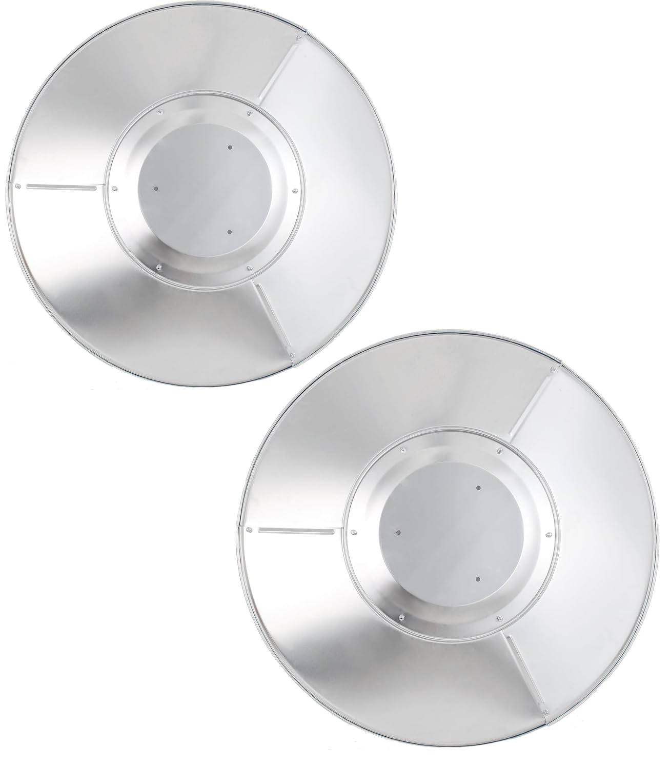 NCZH Patio Heater Reflector Shield 2 Pack, Aluminum Heat Reflector Top ...