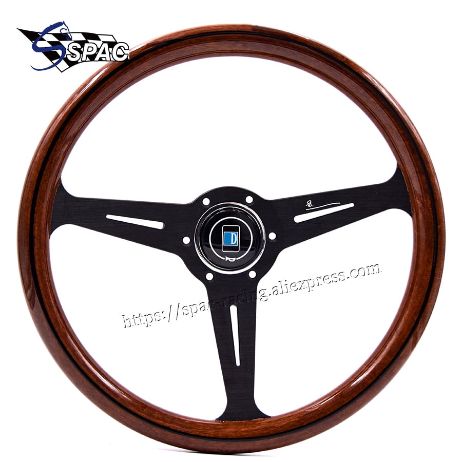 ND Copy Wood racing wheel with horn button Universal Racing Car ...