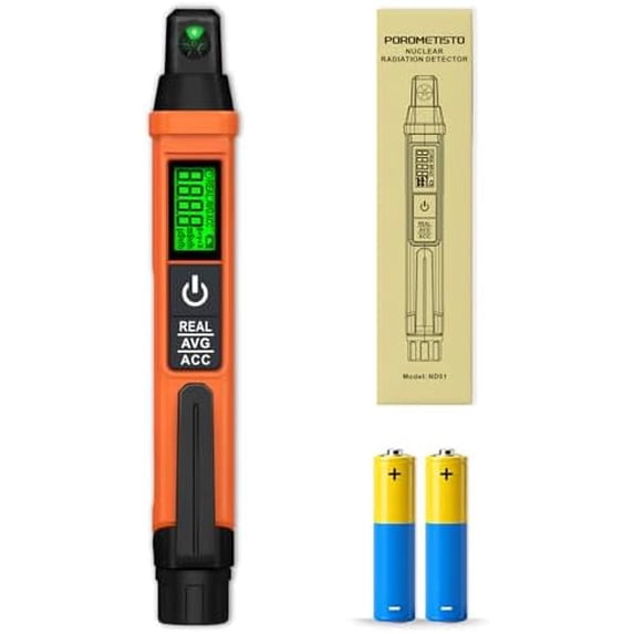 ND01 Geiger Counter Radiation Detector,Portable Radiation Detector for ...