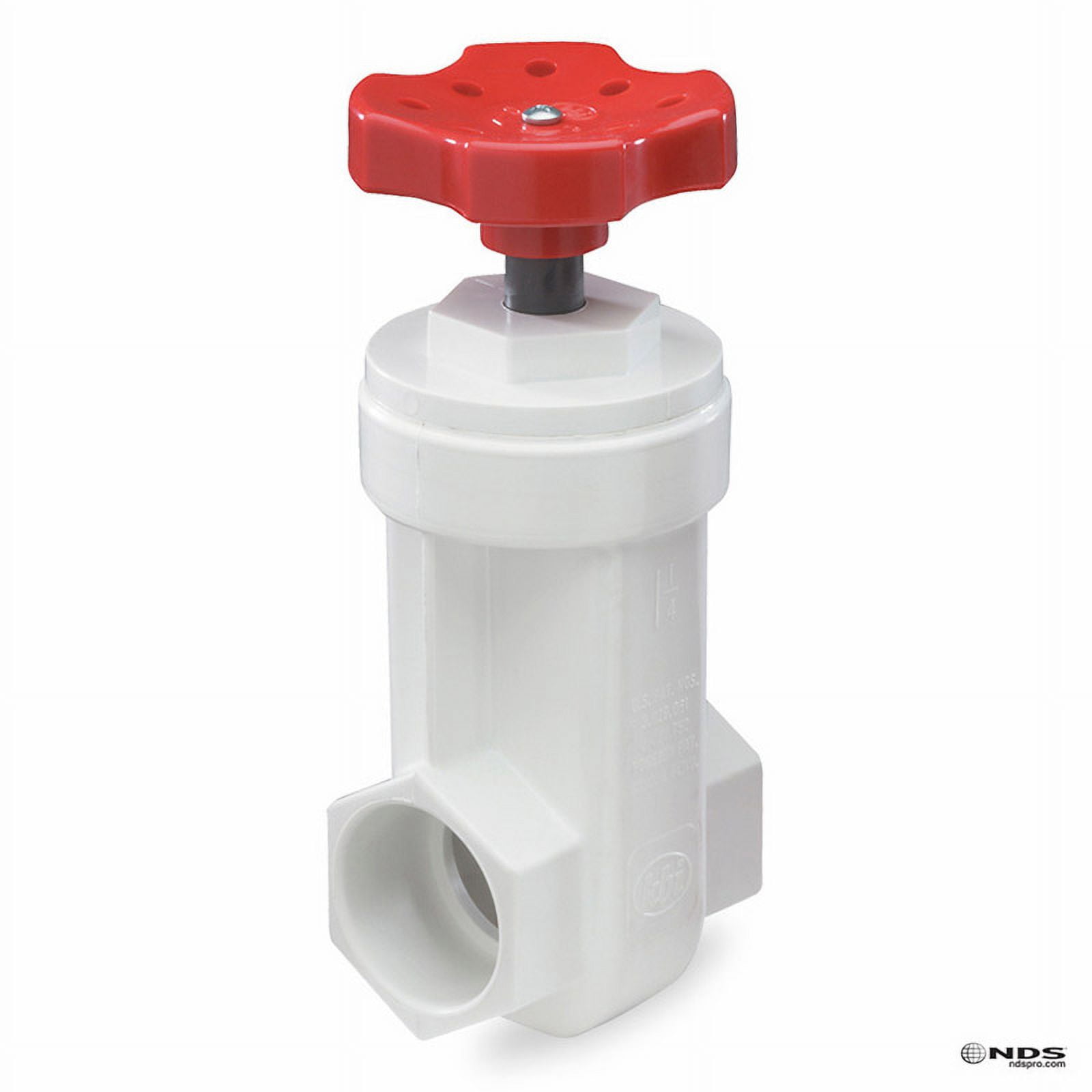 NDS 1-1/4 in. Slip-Joint PVC Gate Valve Lead-Free - Walmart.com