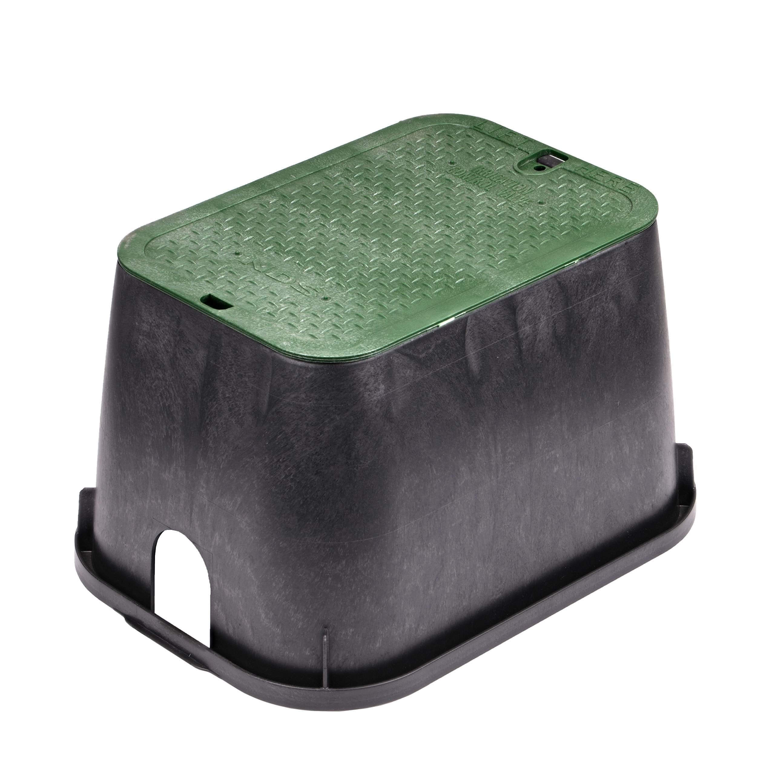 NDS 113BC 14" x 19" Standard Series Sprinkler Valve Box- Black with ...