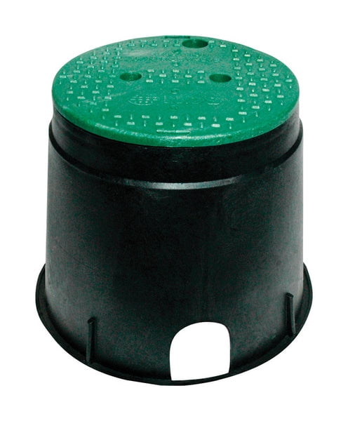 NDS 12-13/16 in. W X 10-7/16 in. H Round Valve Box with Overlapping ...