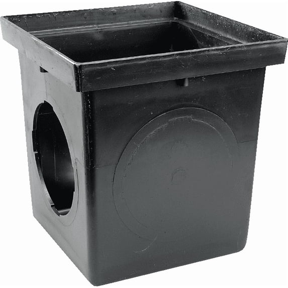 NDS 12 In. Catch Basin - Single Pack — Standard Mounting Hardware, Drop ...