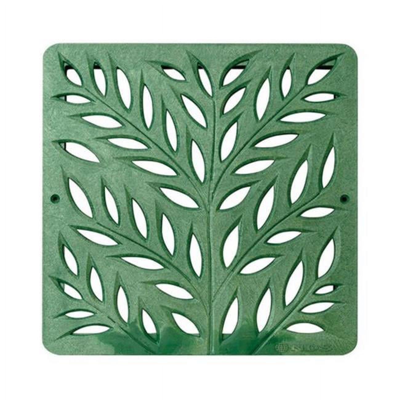 NDS 1218GR 12 in. Decorative Grate in Green with Botanical Leaf Design ...