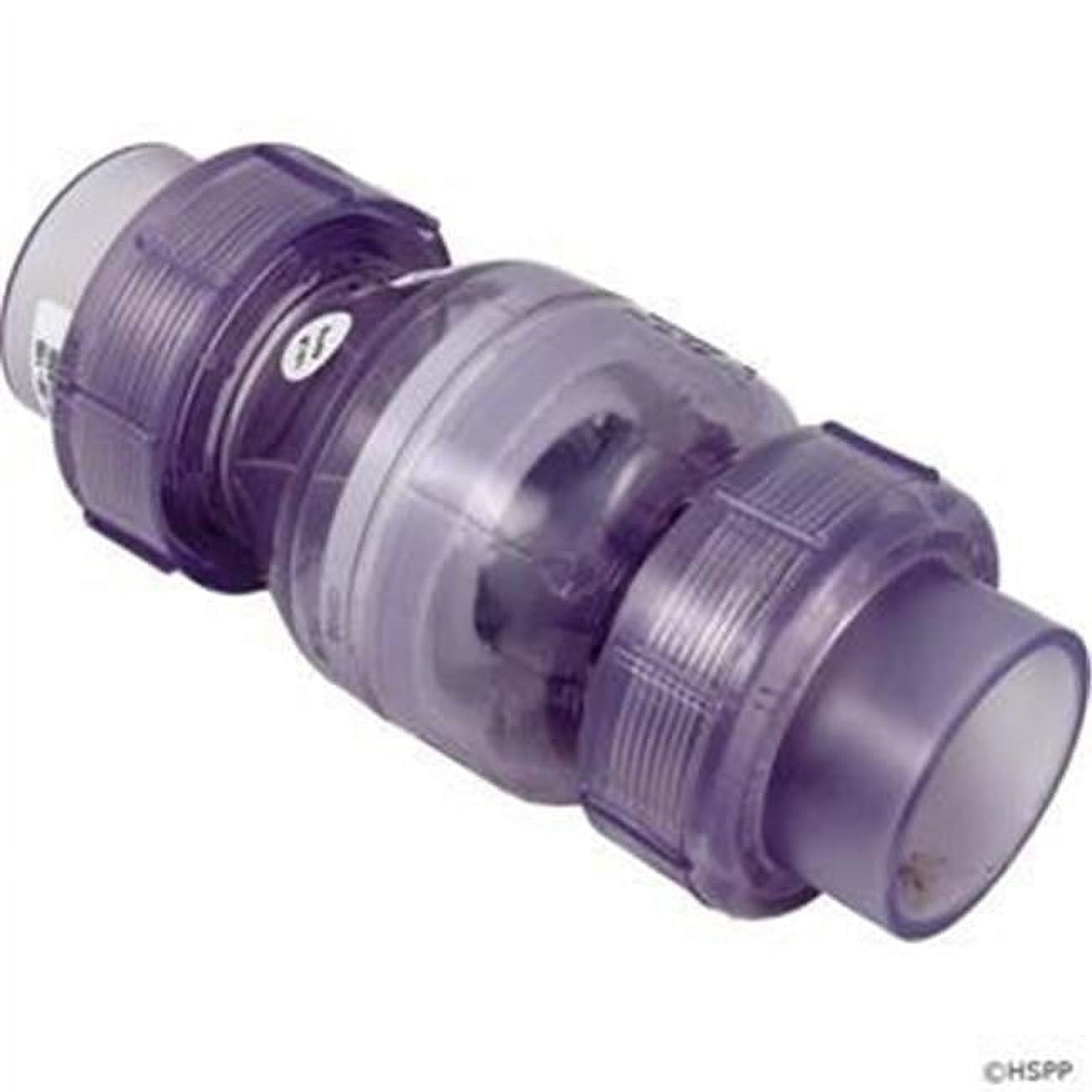 NDS 2 in. Slip x Slip Valve with Union, Clear - Walmart.com