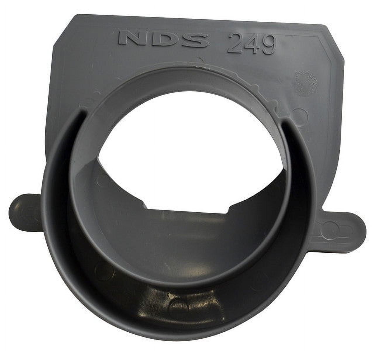 NDS 249 Offset End Outlet, 3" and 4", Gray, Each - Walmart.com