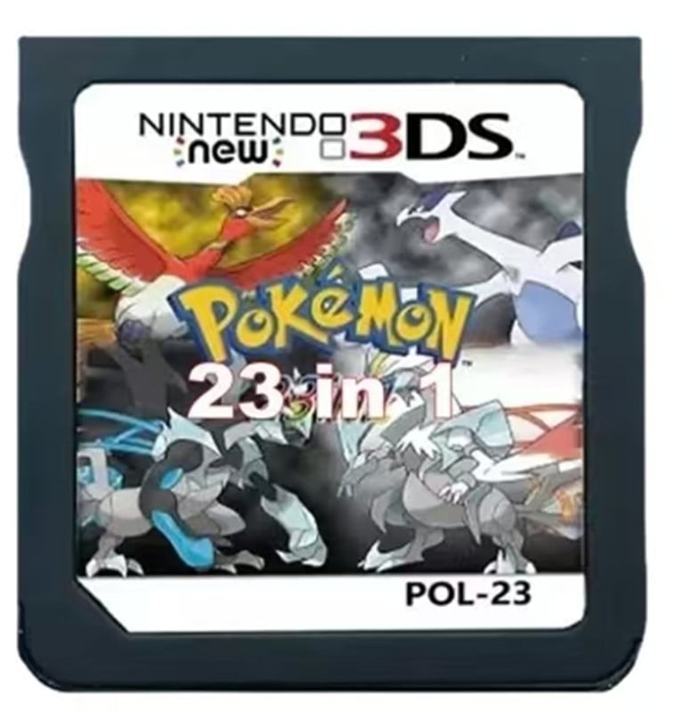 NDS 2DS 3DS XL P0KEM 23-in-1 Game Card US Version - Walmart.com