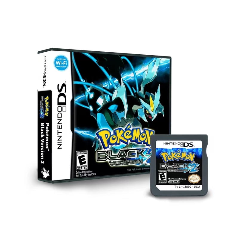 NDS 2DS 3DS XL Pocket Black 2 Video Games Cartridge Card US Version ...