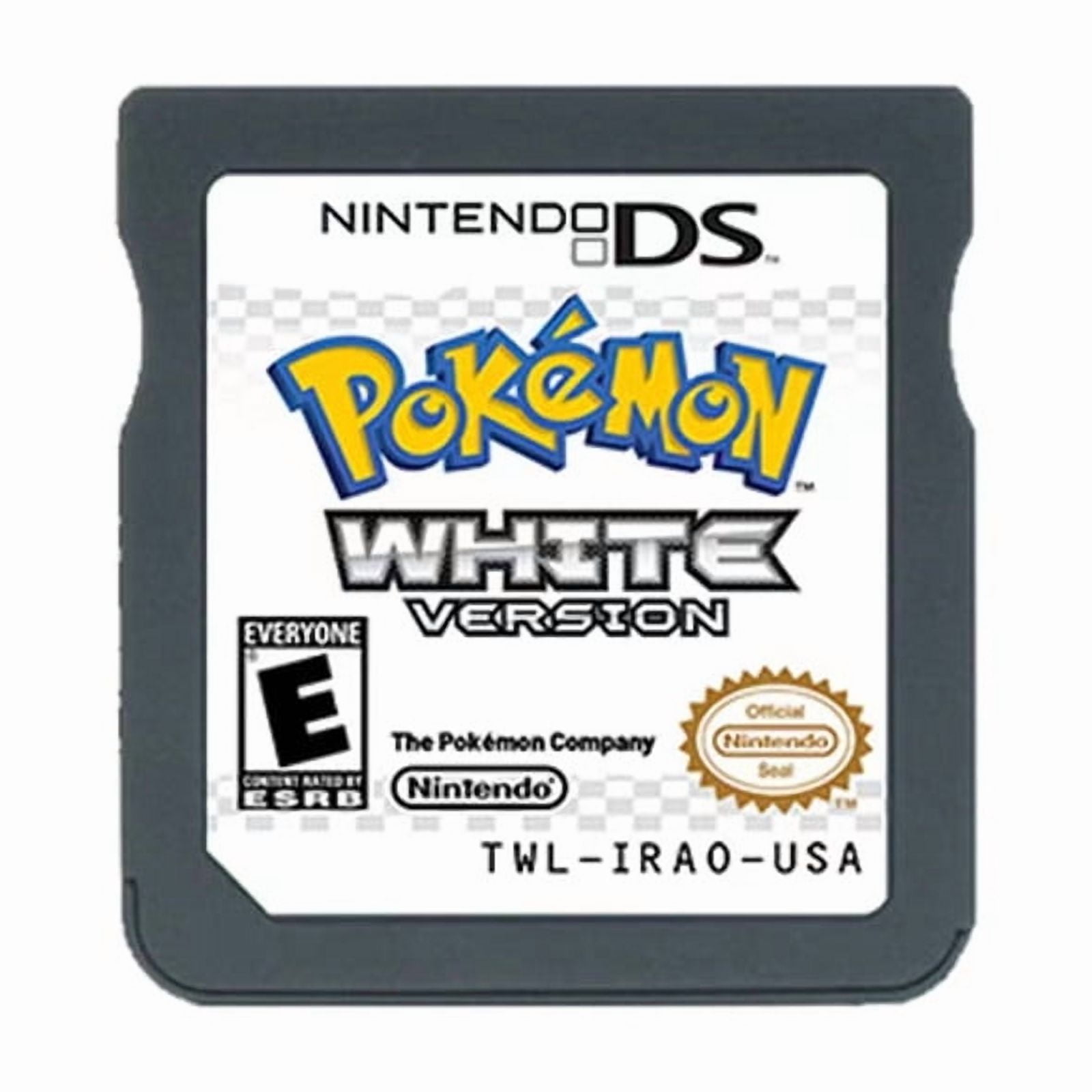 NDS 2DS 3DS XL White Version 1 Game Card US Version - Walmart.com