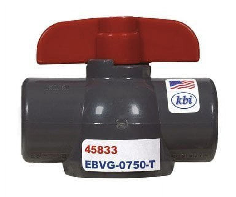 NDS 3/4 PVC Threaded Ball Valve - Walmart.com