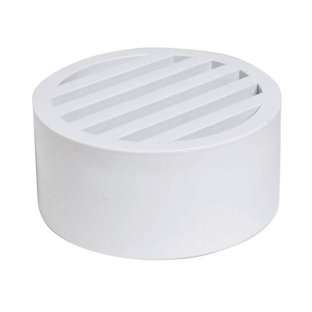NDS 3 in. White Round PVC Drain Grate - Walmart.com