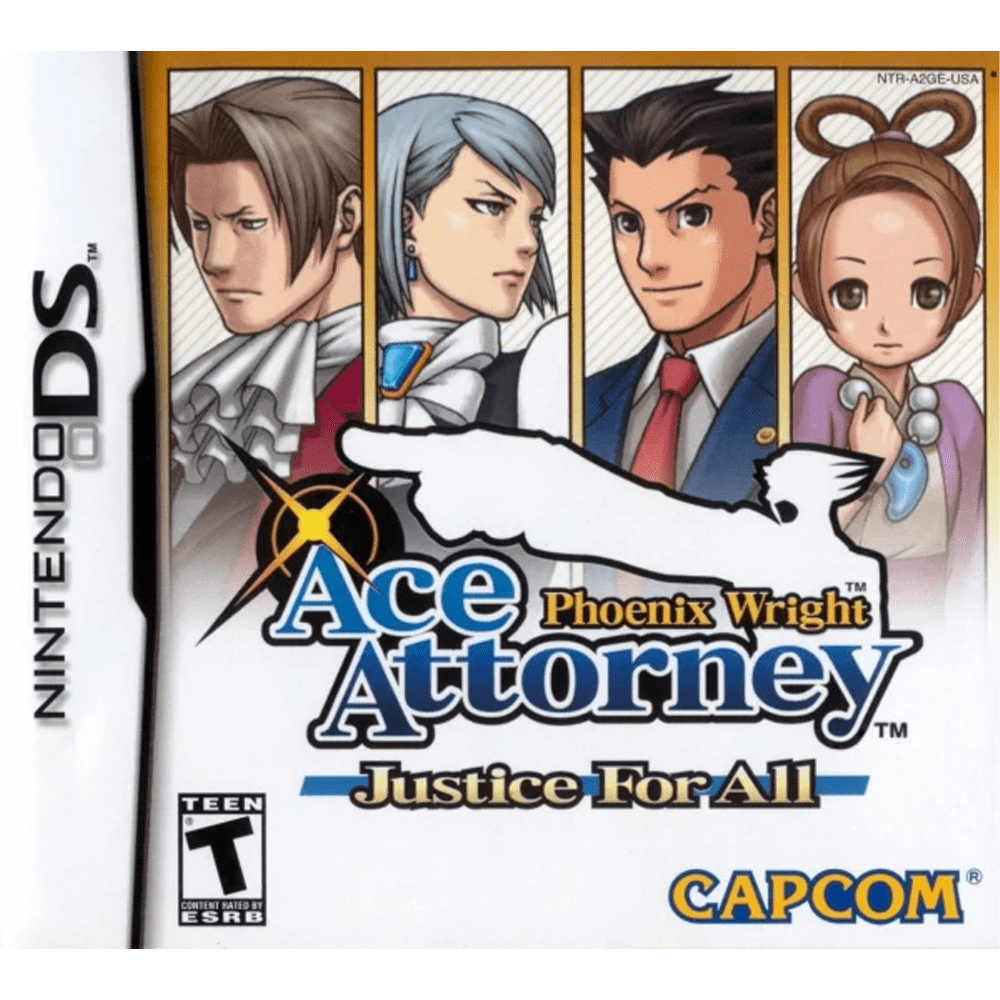 NDS Game Cartridge Phoenix Wright: Ace Attorney - Justice For All - (US ...