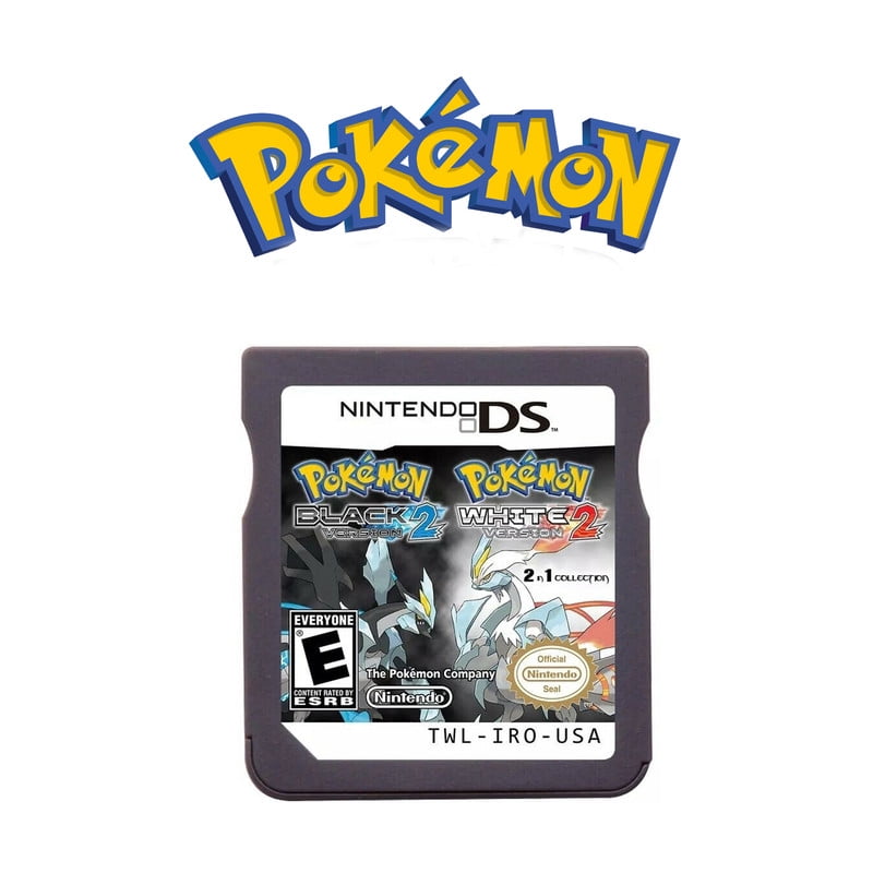 NDS Game Cartridge Pokem Black 2 & White 2 Version US Version Game Card ...