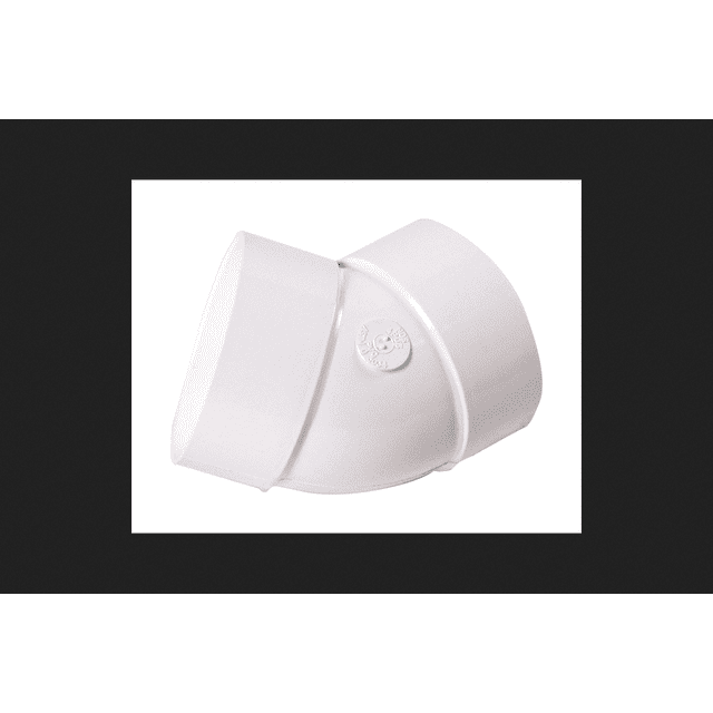 NDS Hub 4 in. Dia. 45 deg. PVC Street Elbow - Walmart Business Supplies