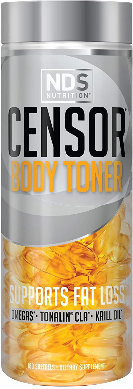 NDS Nutrition Censor - Fat Loss And Body Toner With CLA, Fish Oil, Safflower And Omega 3-6-9 ...