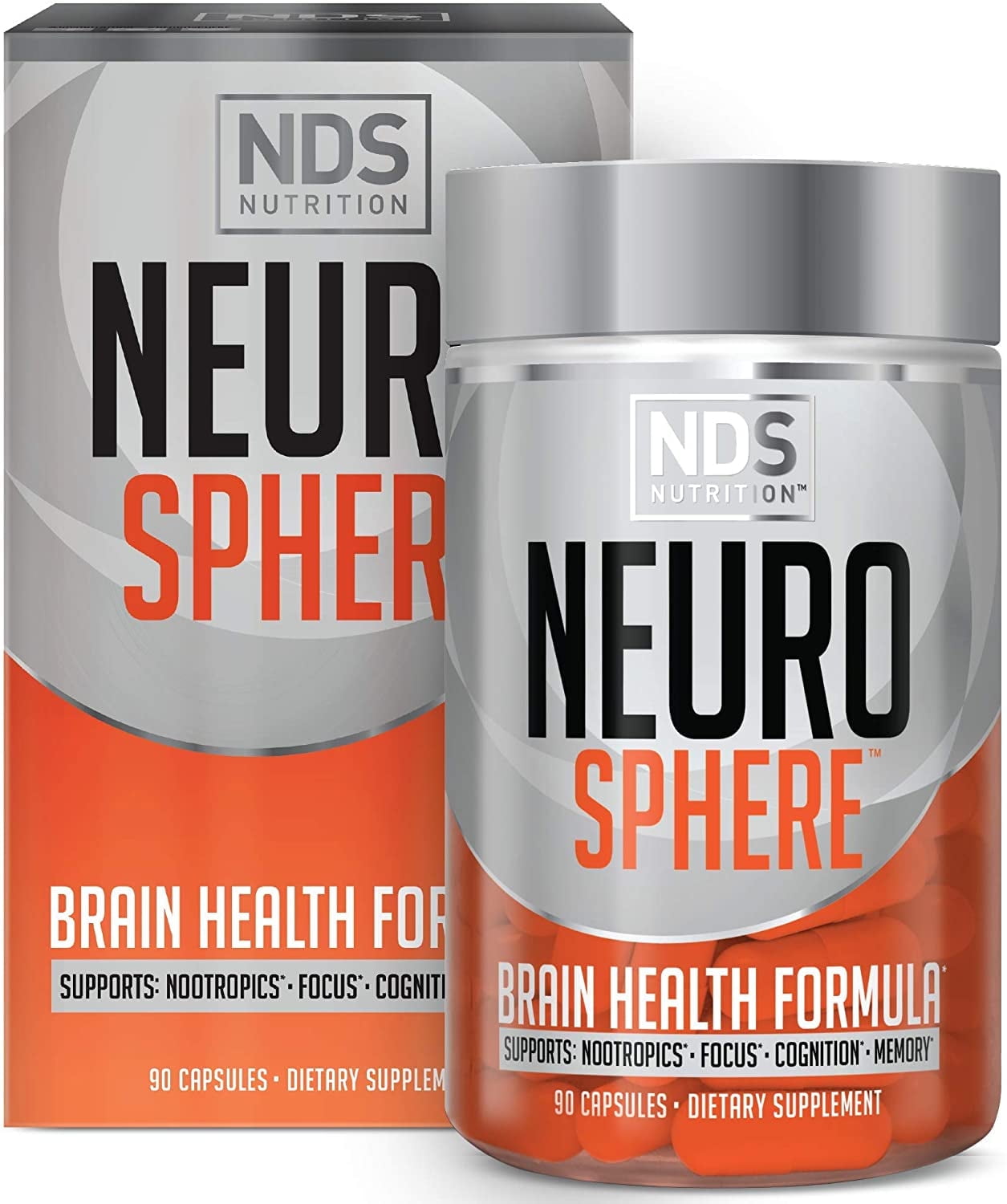 NDS Neuro Sphere - Brain Health, Focus, Energy, Memory Support - 90 ...