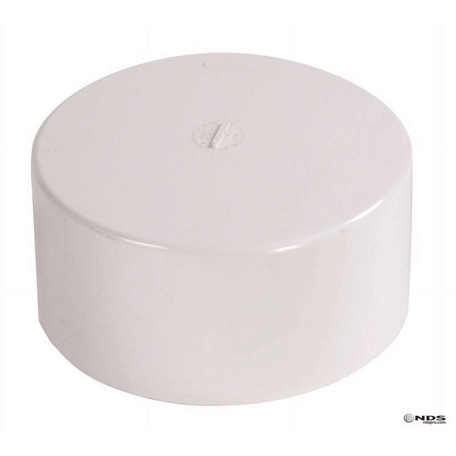 NDS 48035 6 in. Hub x 6 in. Hub Schedule 35 PVC Drain Cap - Walmart.com