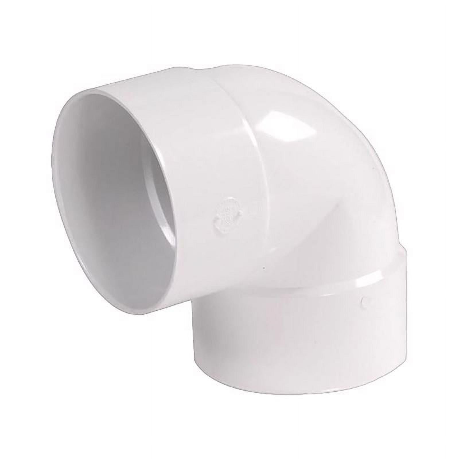 NDS Schedule 35 6 in. Hub each X 6 in. D Hub PVC Elbow 1 pk - Walmart.com
