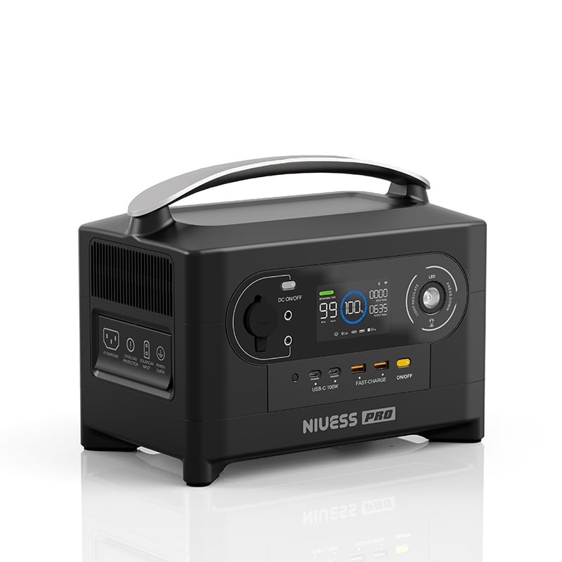NE-700PRO 700W/720WH Portable Power Station 200000mA NCM Battery w/ 2 ...